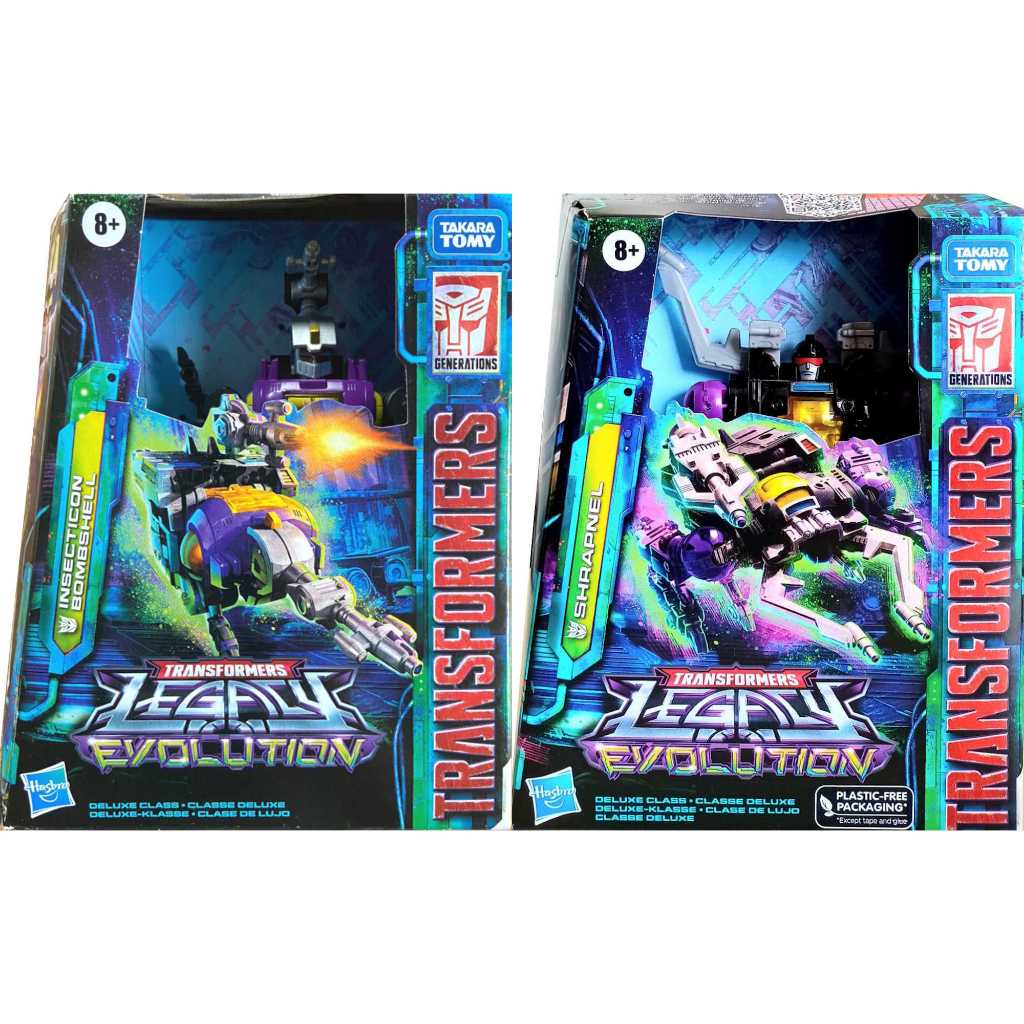 Hasbro Transformers Legacy Evolution Deluxe Bombshell and Shrapnel MISB | Shopee Malaysia