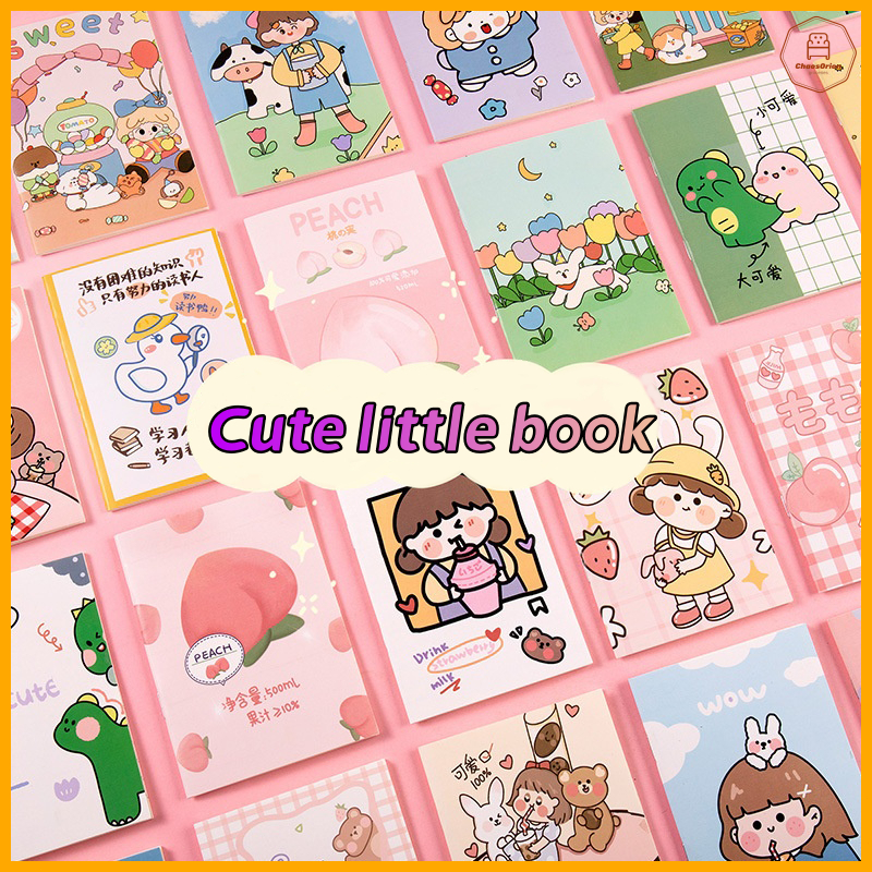 ⭐Cute Little Book Office Supplies Notepad Student Stationery Portable ...