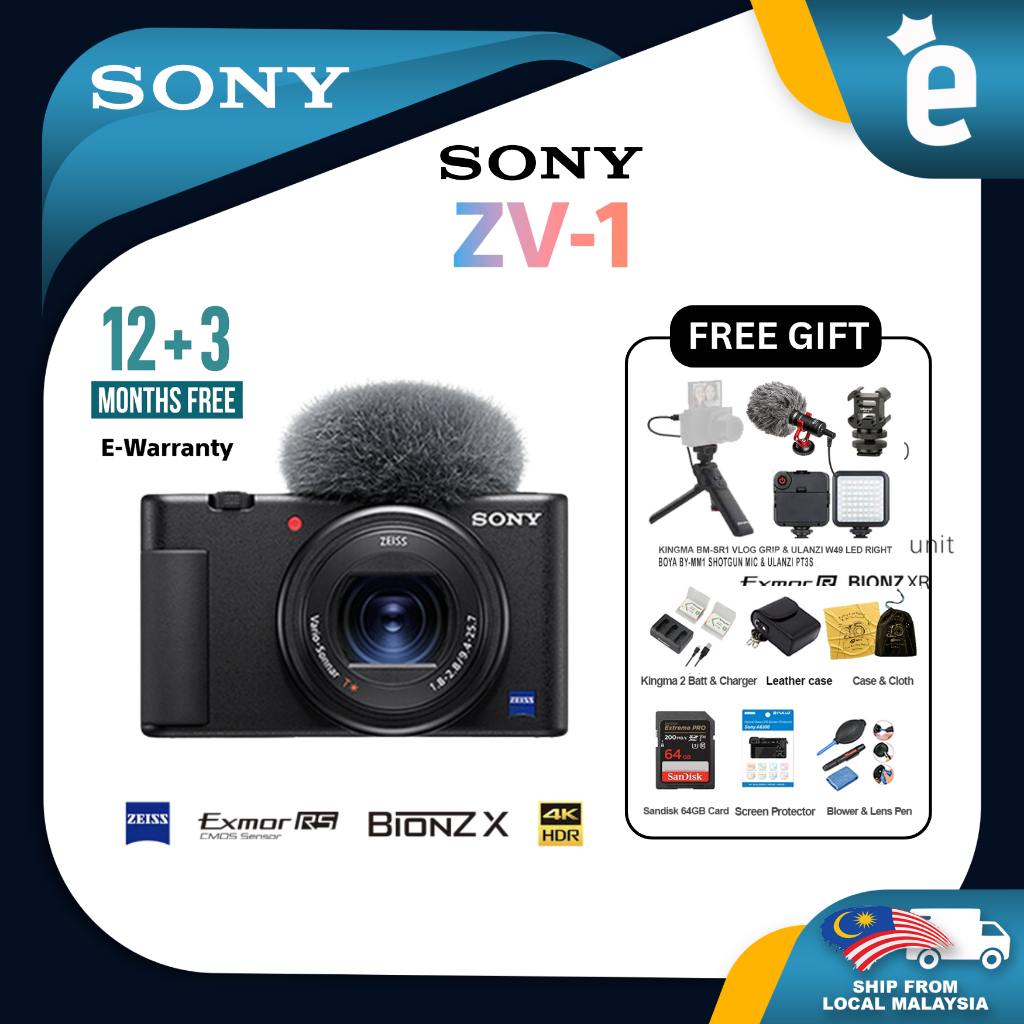 Sony Digital Camera ZV-1 Sony ZV1 [Register Online Extra 3 Month ...
