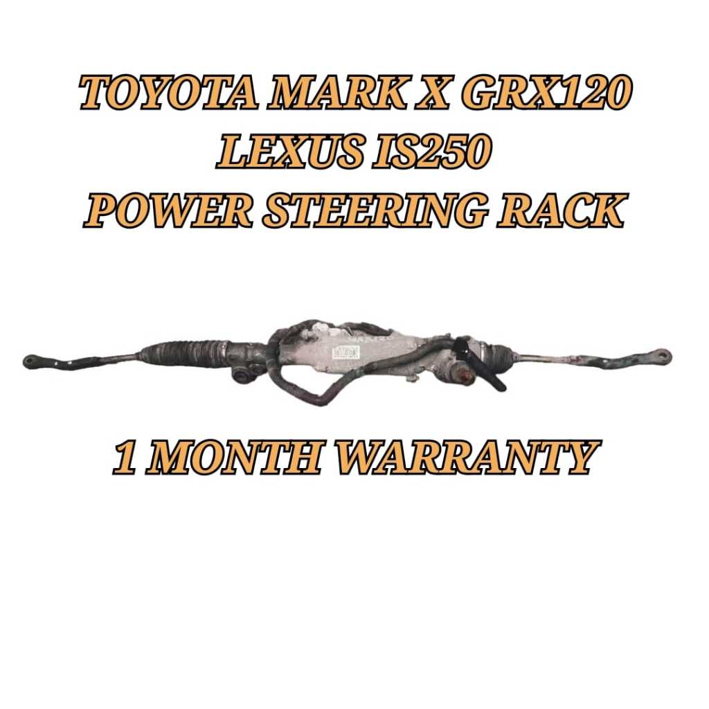🇯🇵🇯🇵 Power Steering Rack / Stereng Rak Toyota Mark X GRX120 04-09 ...