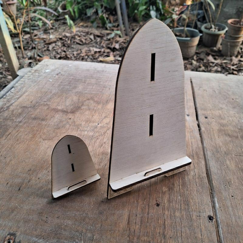 Stand Wooded Custom Plywood for Sign Board Home Deco Wooden Petak Kayu ...