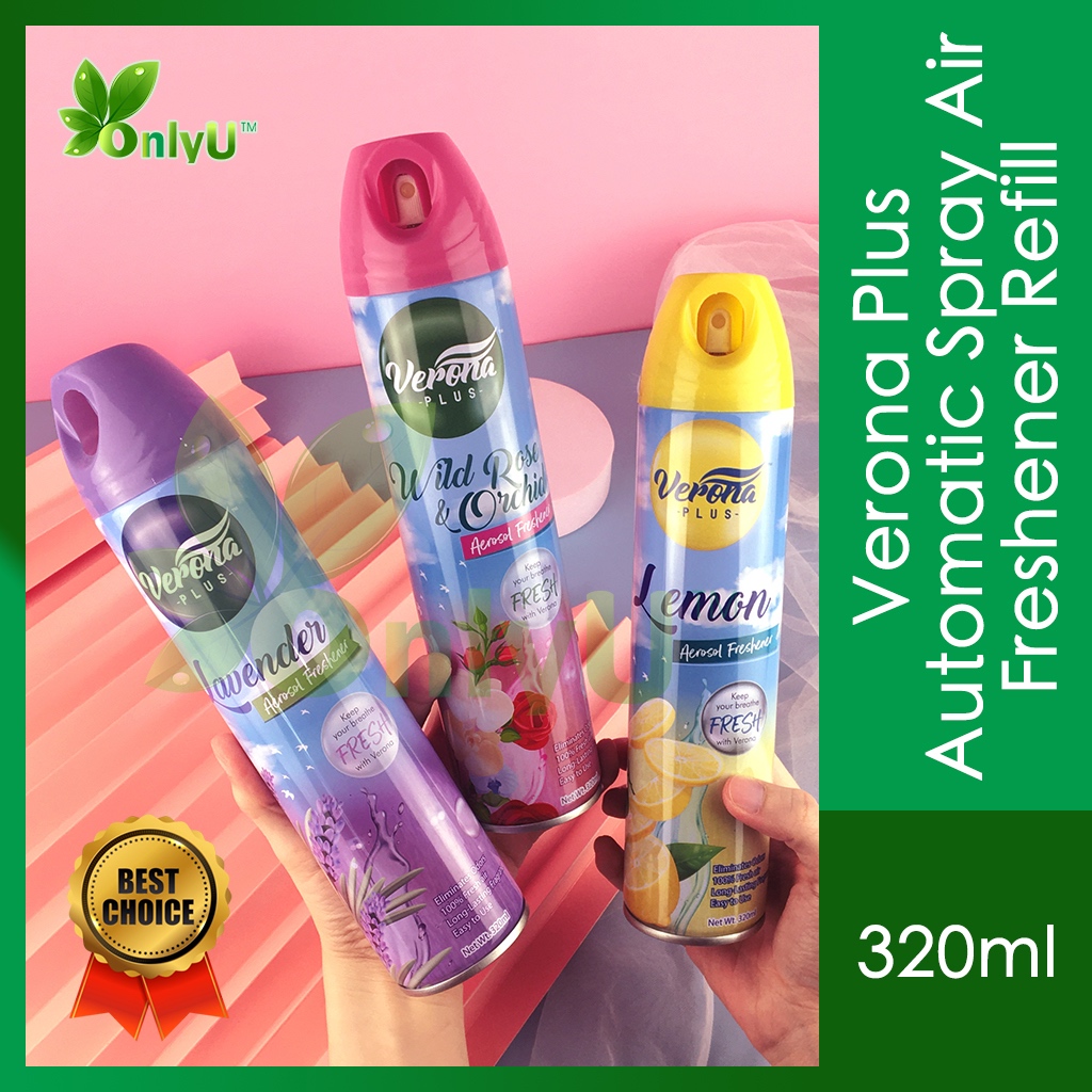 Verona Plus Aerosol Air Freshener Spray 320ml Pewangi Rumah Pewangi ...