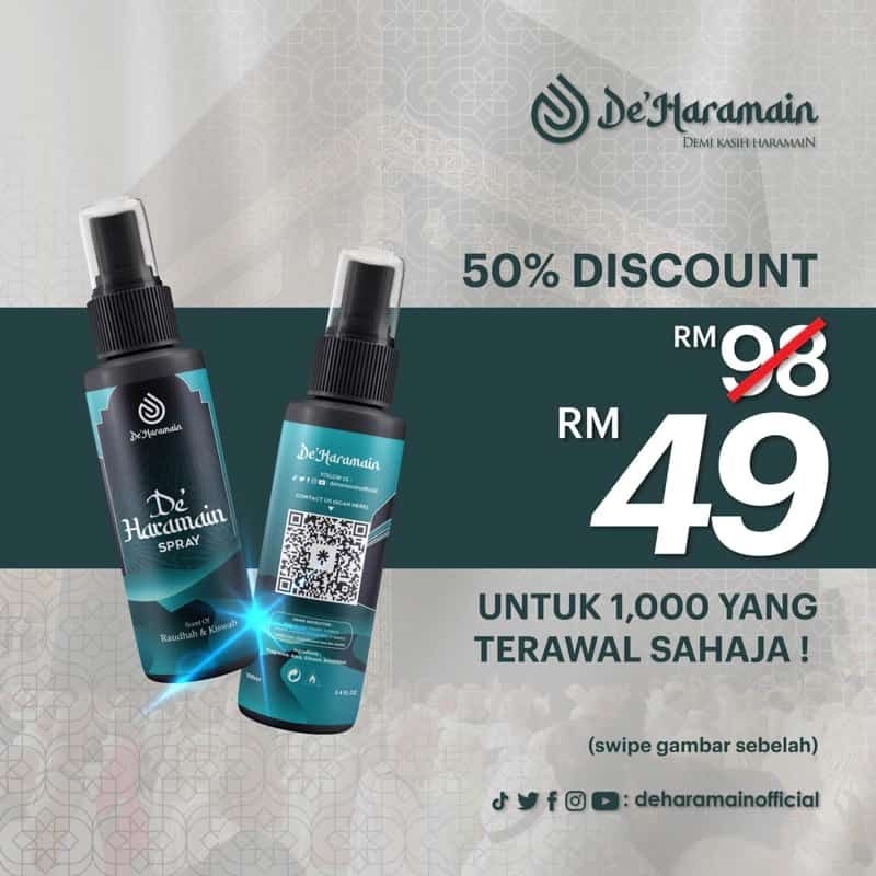 SCENT OF HARAMAIN Wangian Raudhah Madinah Kiswah Pewangi Sejadah ...