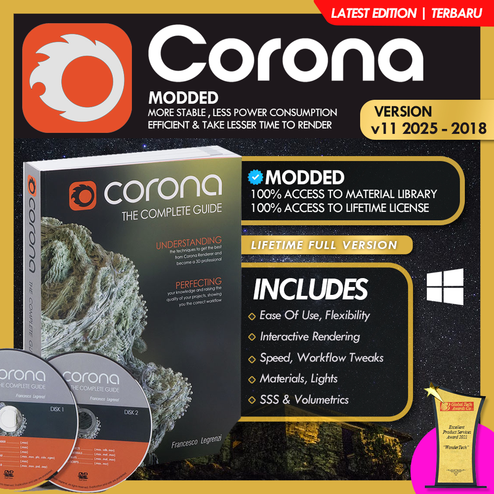 Corona Renderer v12 ~ v7 2024 for 3DS MAX & Cinema 2 🔥 Activated ...
