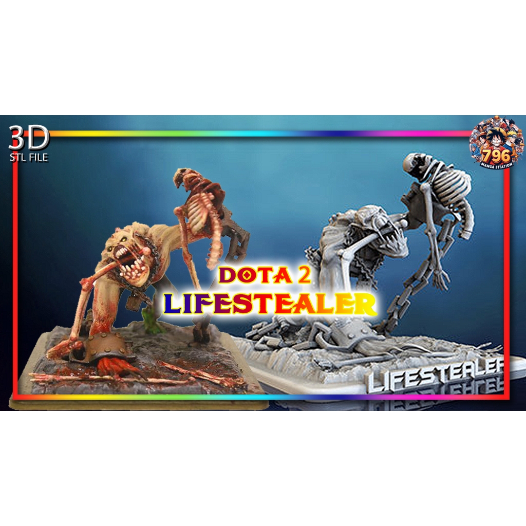 【Dota 2】 《 Lifestealer 》～3D STL File PLA ABS Filament and Resin 3D ...