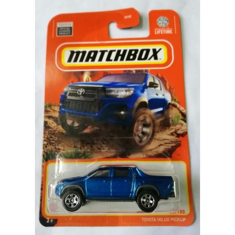 Matchbox Toyota Hilux Pickup Blue 2024 Edition | Shopee Malaysia