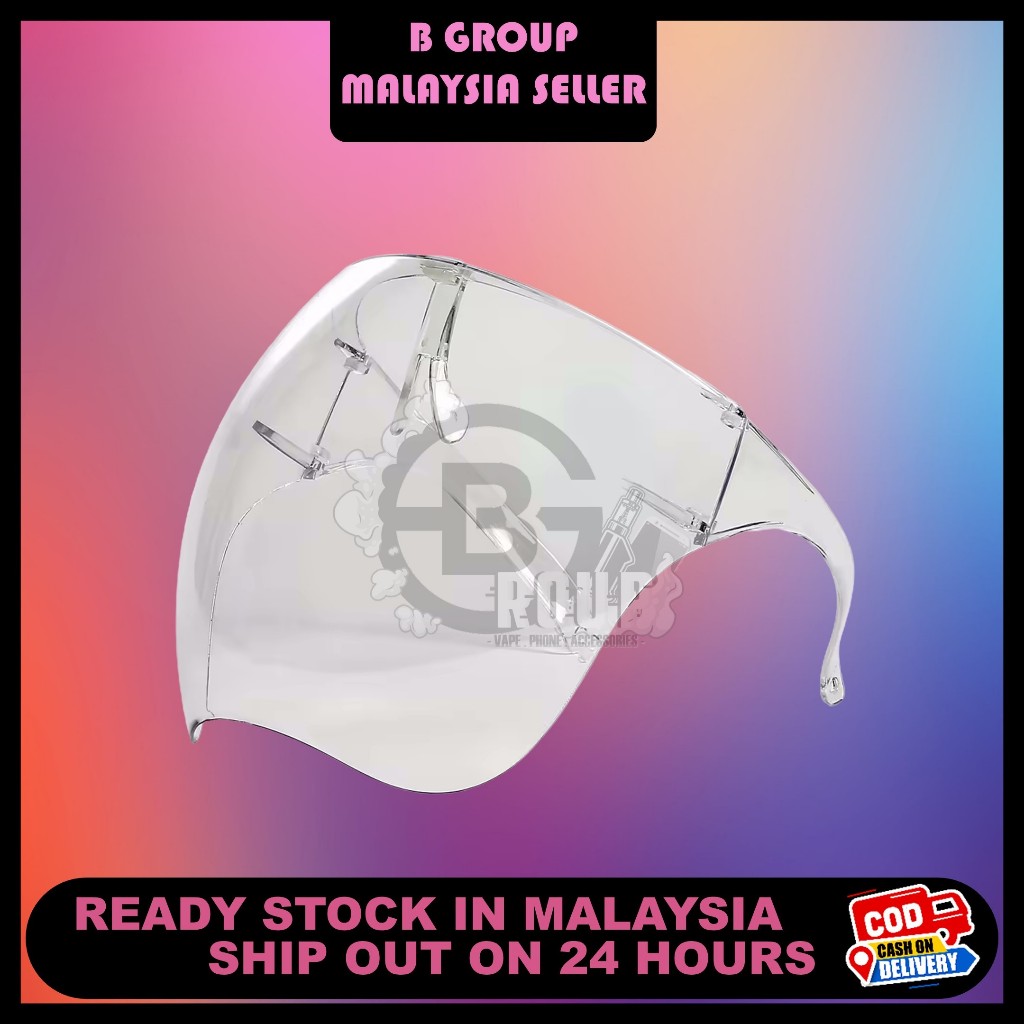 Face shield Transparent Anti-fog Anti-Oil Splatter Full Face Shield ...