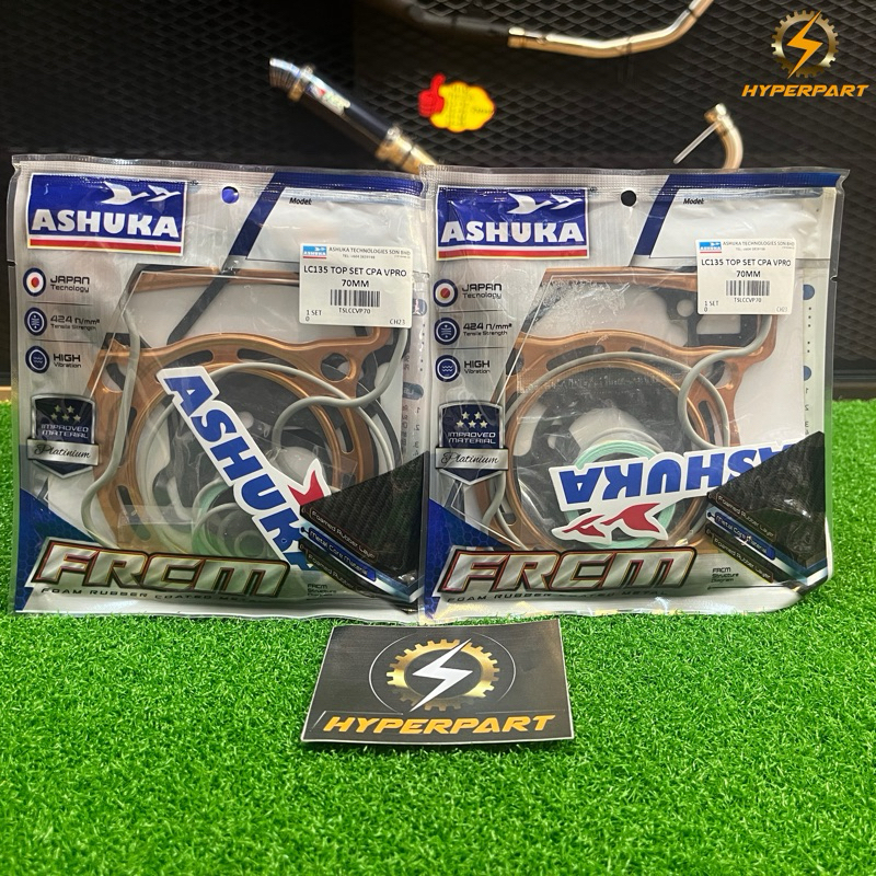 YAMAHA LC135 Y15 Y15Z Y15ZR TOP SET ASHUKA ASUKA ( COPPER ) COOPER ...