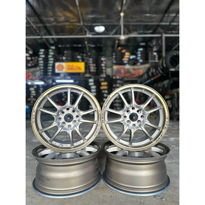 Rim 2nd 14” 15" dan 16 & 17 pcd100/pcd114 viva/saga/myvi/alza/wira ...