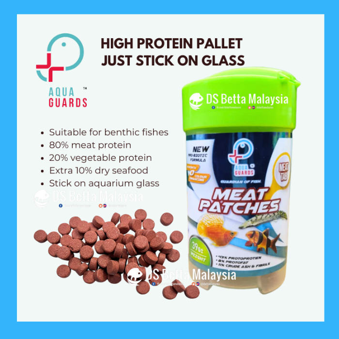 Aquaguard meat patches can stick on aquarium glass pallet tablet ...