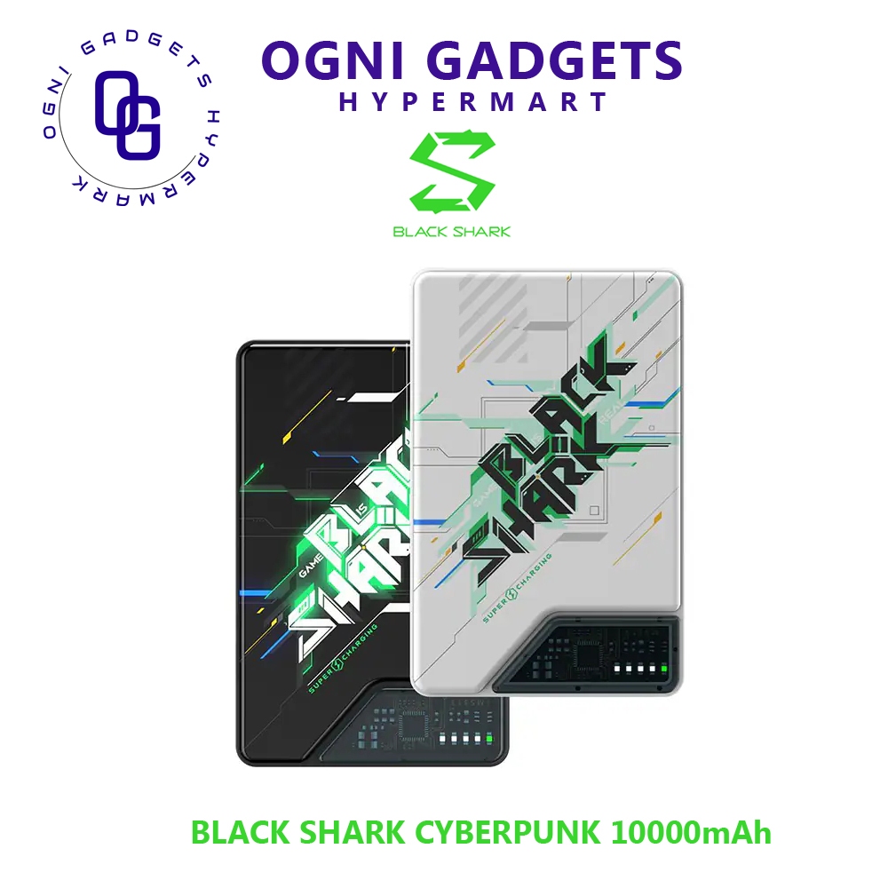 Black Shark 10000mAh CyberPunk Magnetic Wireless Power Bank | Shopee ...