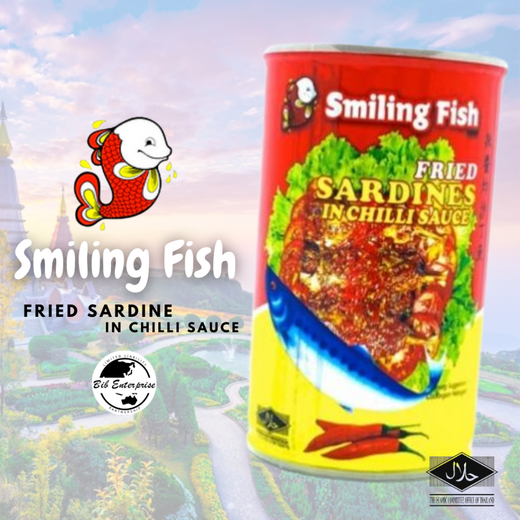 Ikan Sardin Smiling Fish Fried Sardines in Chilli Sauce 155g | Shopee ...