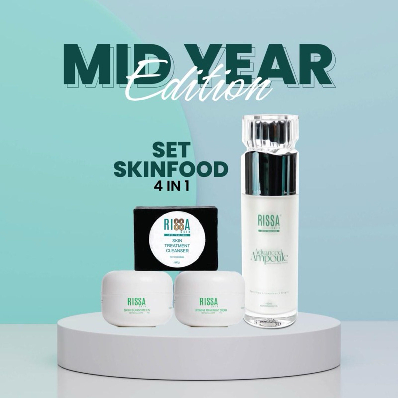 RISSA SKIN: SET SKINFOOD (SET PENJAGAAN KULIT UNTUK ANTI PENUAAN, PARUT ...