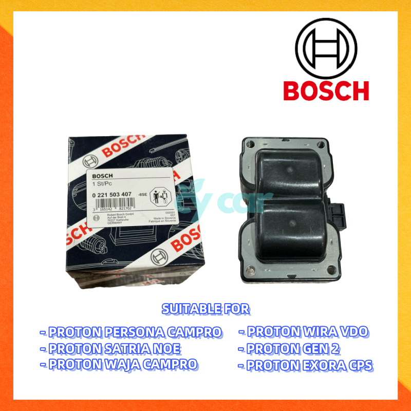 PROTON WIRA VDO EXORA GEN 2 WAJA SATRIA NOE CAMPRO IGNITION COIL / PLUG ...