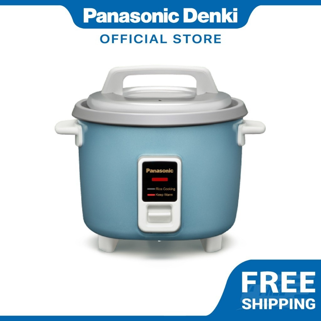 PANASONIC SR-Y10G Conventional Rice Cooker with 1.0L Capacity, Rust Proof & Keep Warm Function ...