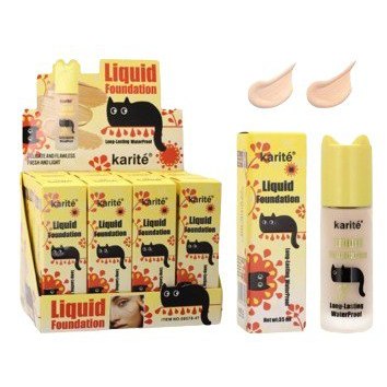 KARITE LONG LASTING WATERPROOF OIL CONTROL LIQUID FOUNDATION 35ML ...