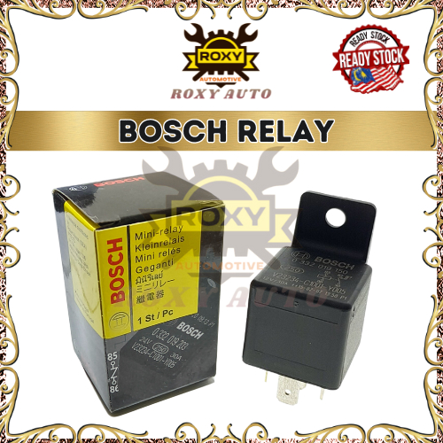 ROXY Bosch 12V 24V Universal 5 Pin Relay 30A Made in Portugal ...
