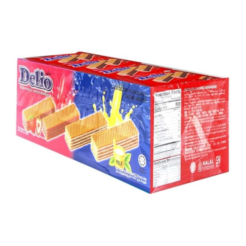 Delio chocolate cream wafer 24x16g | Shopee Malaysia