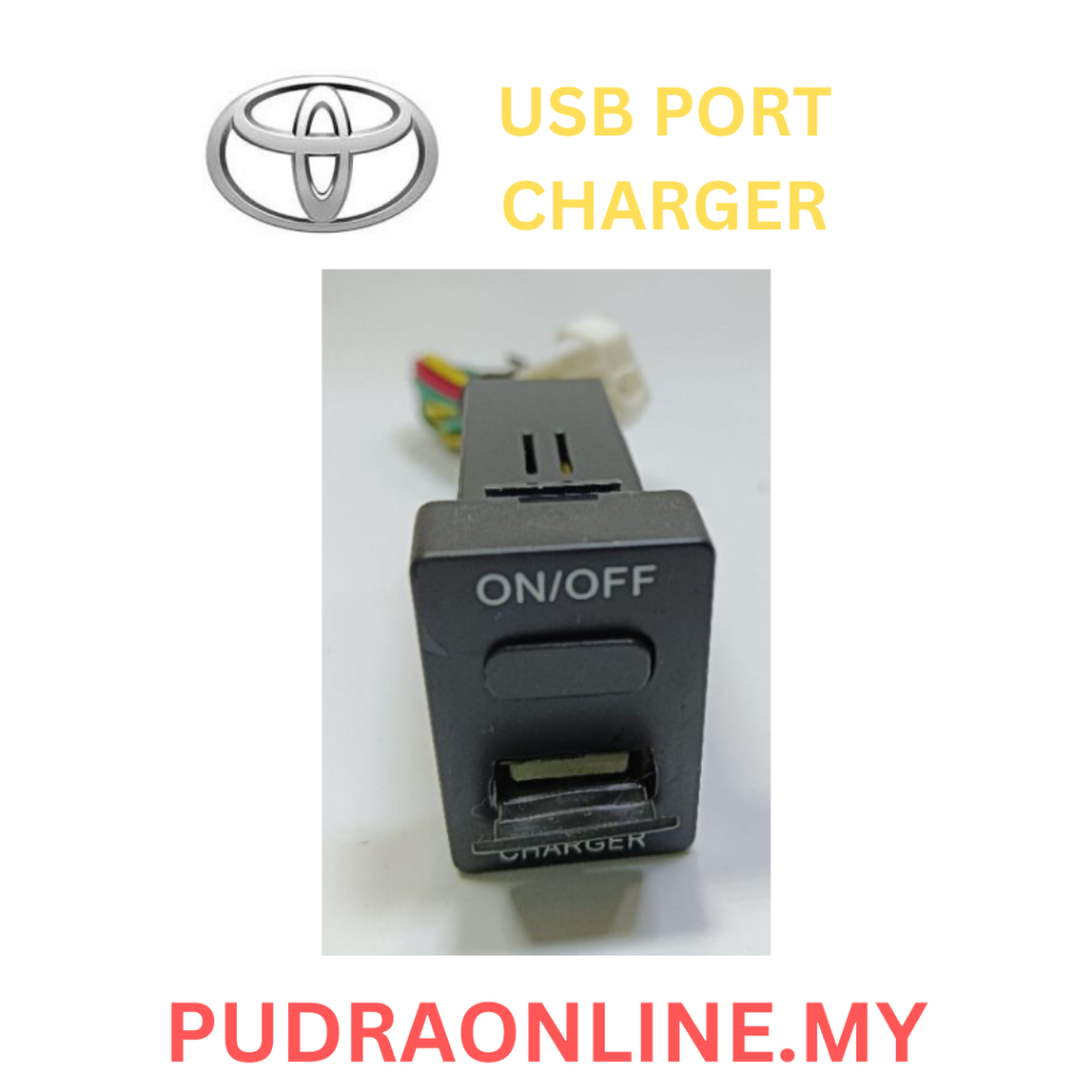 TOYOTA CAR USB CHARGER WITH ON OFF SWITCH BUTTON | Shopee Malaysia