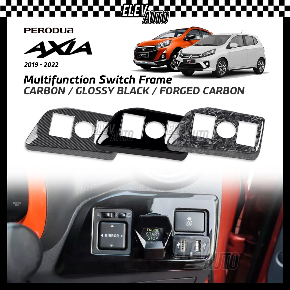 Perodua Axia 2019-2022 Multifunction Switch Frame Control Panel Trim ...