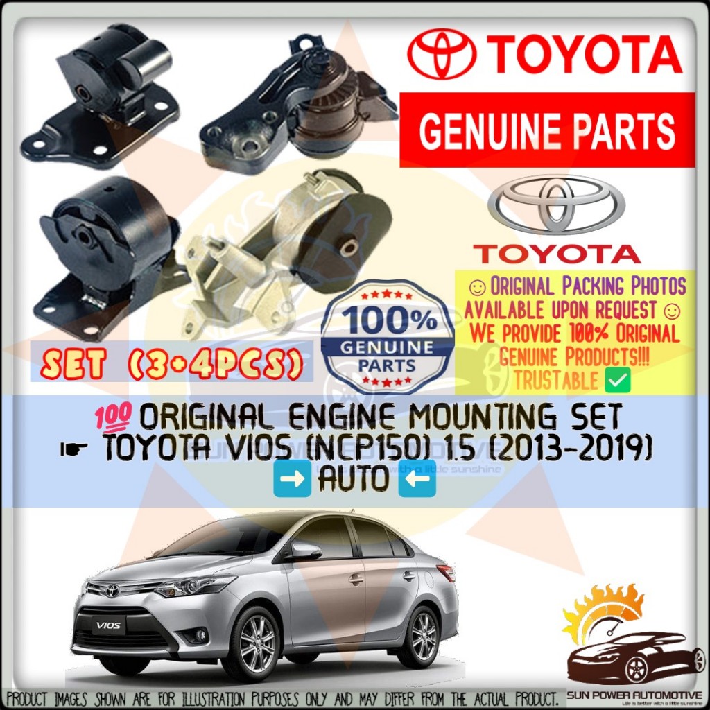 Toyota Vios NCP150 1.5 (2013-2019) ( AUTO ) 100% ORIGINAL TOYOTA ...