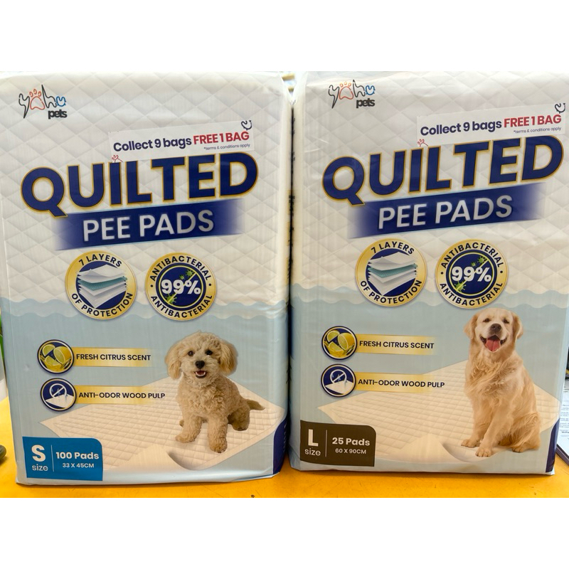 [Wellpets] Yahu Pets Pee Pads 7 layers | Shopee Malaysia