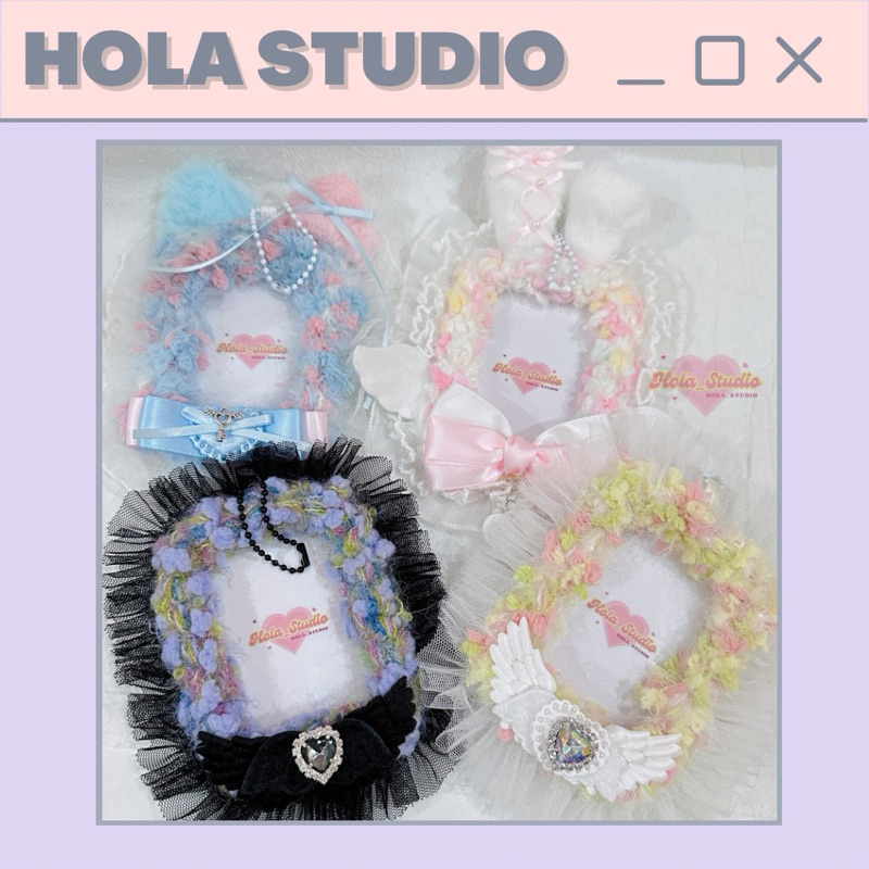 [ READY STOCK ] DECORATED TOPLOADER | HANDMADE | CROCHET FURRY CARD ...