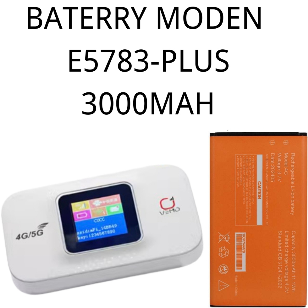Battery Portable Router E5783 Plus 4G LTE CAT4 300Mbps Portable WiFi Router BATERRY 3000Mah ...