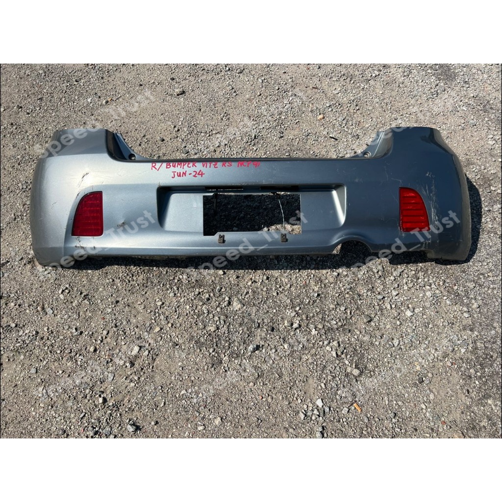 Japan USED Original Rear Bumper Belakang Toyota Yaris Vitz NCP91 RS JDM ...