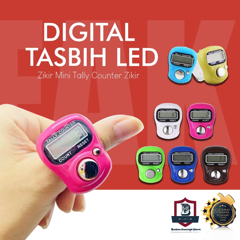 Ready Stock!! Digital Tasbih LED Zikir Mini Tally Counter Zikir Alquran ...