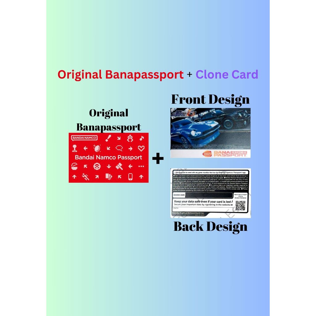BANAPASSPORT (CAN PLAY ON WANGAN MIDNIGHT 6RR)[][genuine original ...