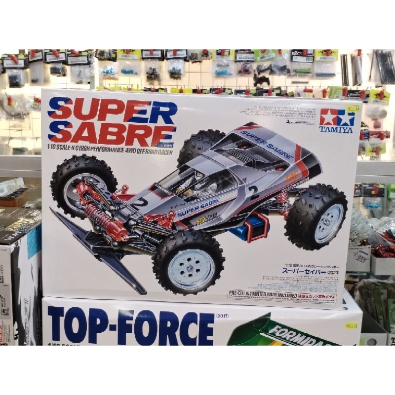 TAMIYA 58728-60A 1/10 SUPER SABRE 2023 HIGH PERFORMANCE 4WD OFFROAD RACER EP CAR KIT | Shopee ...