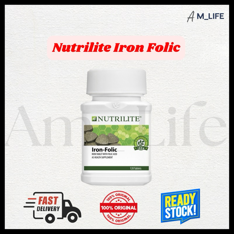 AMWAY Nutrilite Iron Folic - Ready Stock - Original AMWAY Malaysia ...
