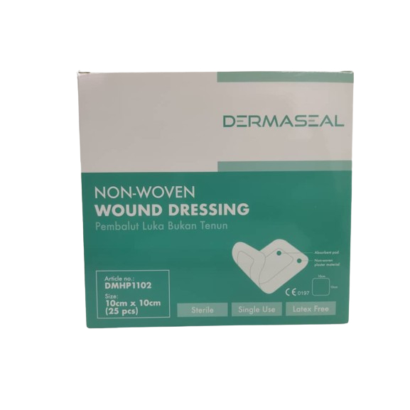 DERMASEAL Non-Woven Wound Dressing 10CM X 10CM 25'S | Shopee Malaysia