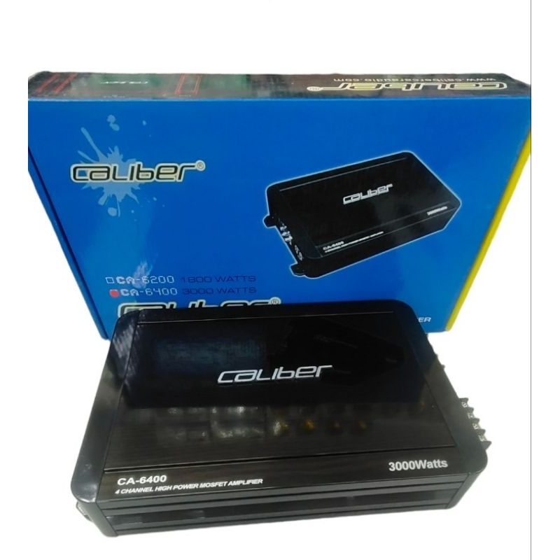 Power Amp Caliber CA-6400 4channel high Power Mosfet Amplifier ...