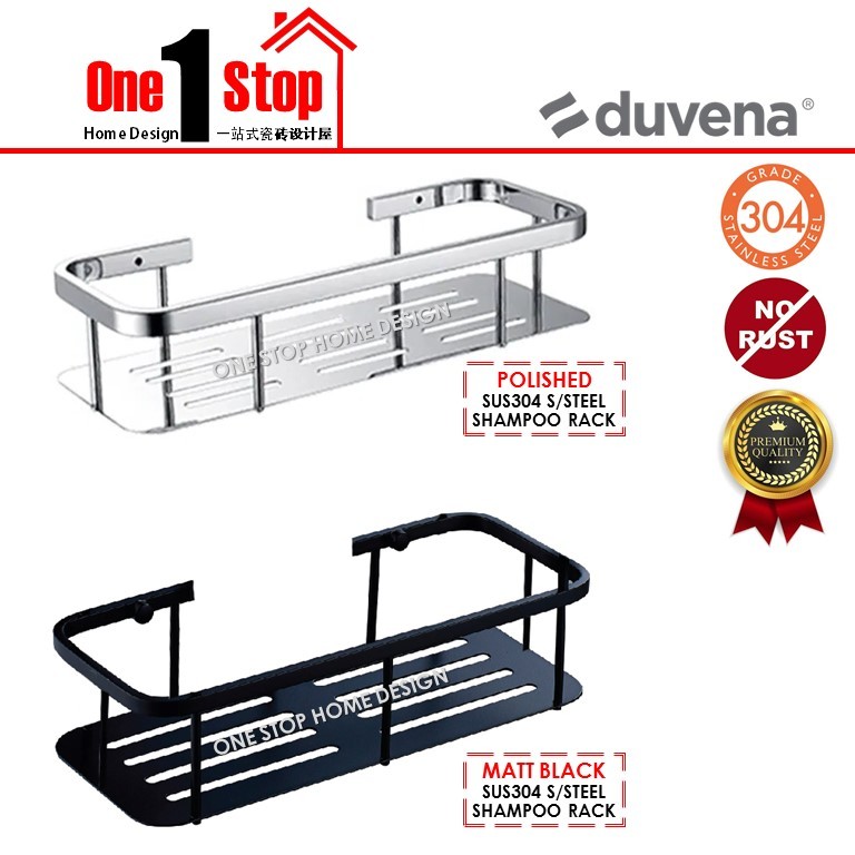 🌈DUVENA🌈 EXTRA HEIGHT SUS304 S/STEEL SHAMPOO RACK | Shopee Malaysia