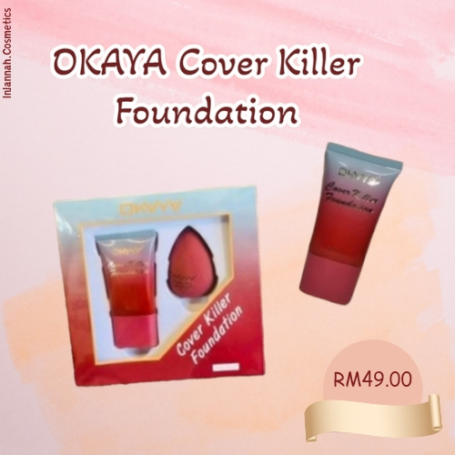 Okaya Cover Killer Foundation Light Weight Full Coverage Matte ...