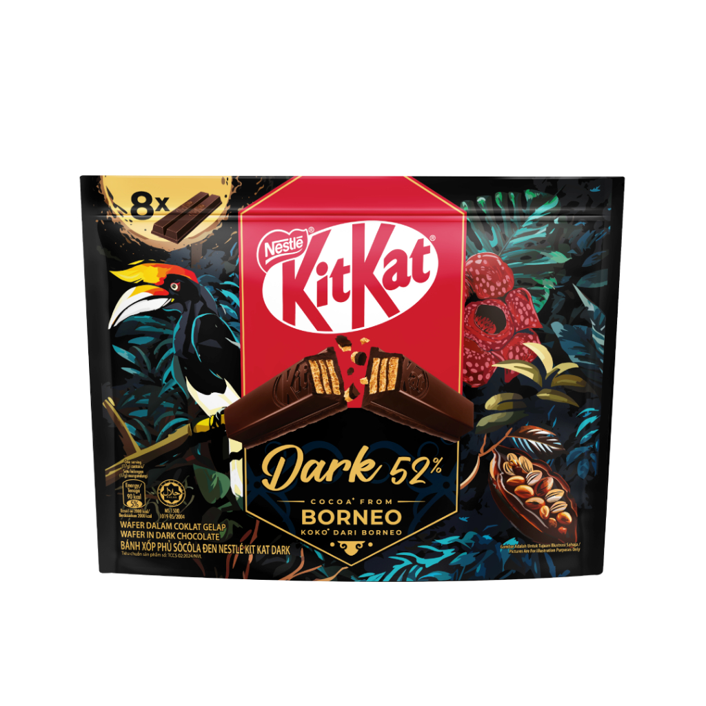 KIT KAT 2F DARK BORNEO 8X17G | Shopee Malaysia