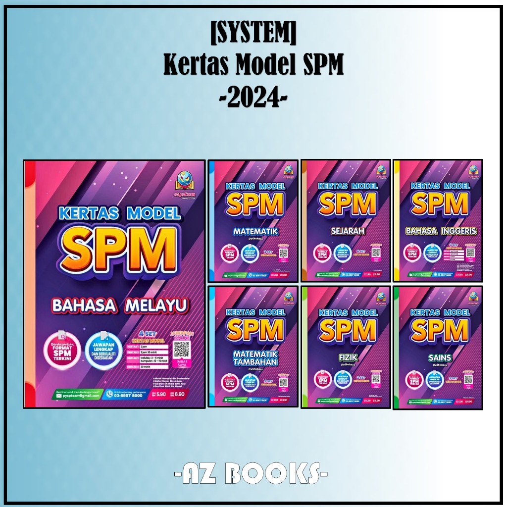 [AZ] SYSTEM - 2024 Kertas Model SPM | Shopee Malaysia