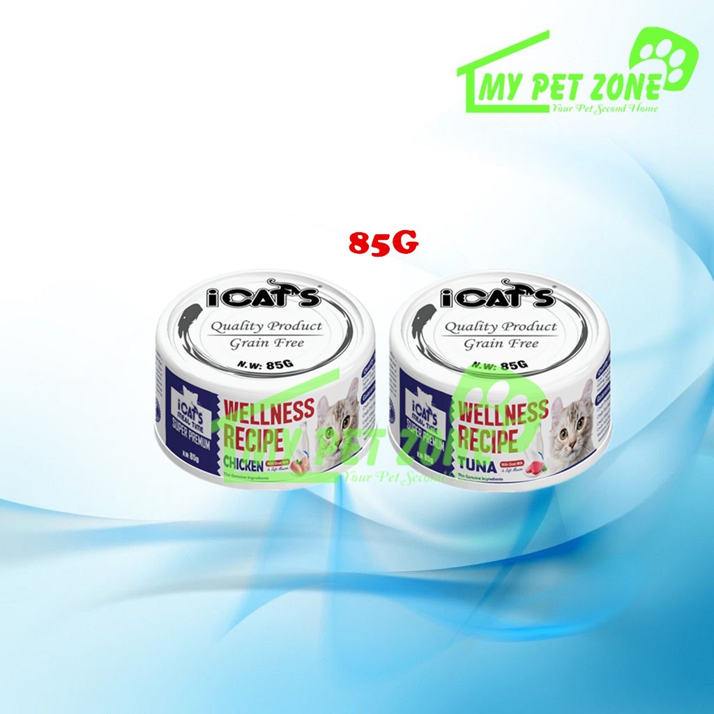 Icats Super Premium Wellness Recipe Tuna / Chicken with Goat Milk Soft ...
