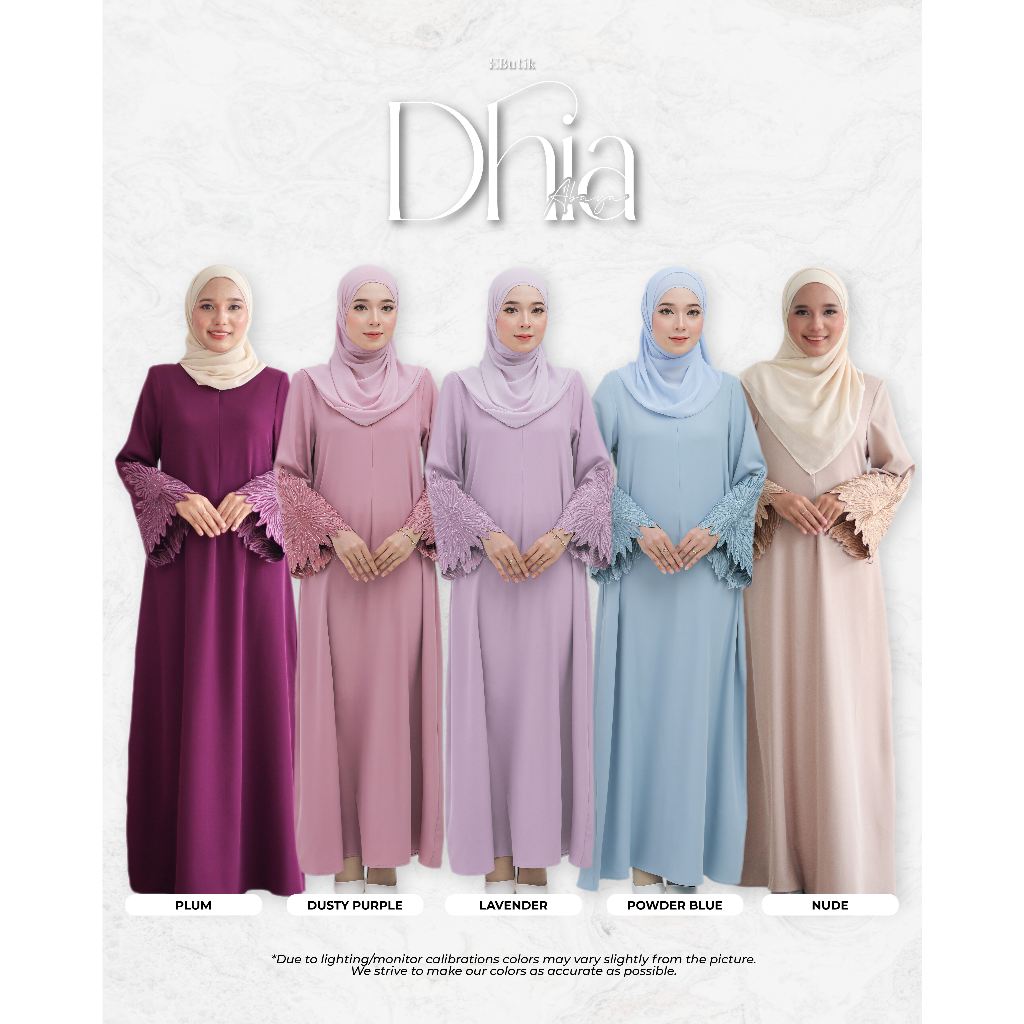 [HOTSELLING] ABAYA DHIA PREMIUM MATTE DUBAI VIRAL (NO SHAWL) | Shopee Malaysia