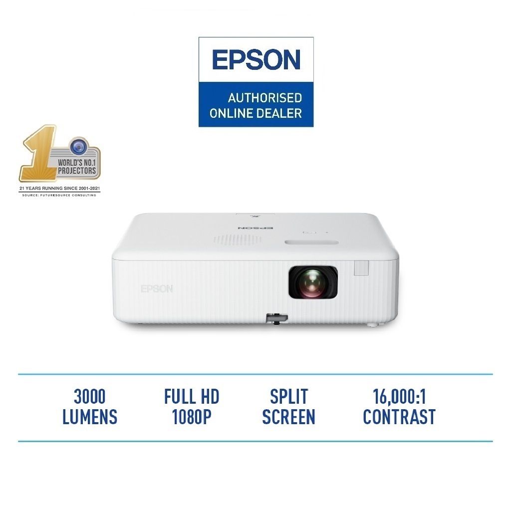 Epson CO-FH01 Full HD 3LCD Projector Portable and Compact 3000 lumens ...