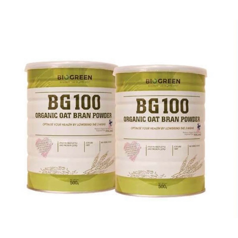 BIOGREEN BG100 ORGANIC OAT BRAN POWDER 500G X 2 | Shopee Malaysia