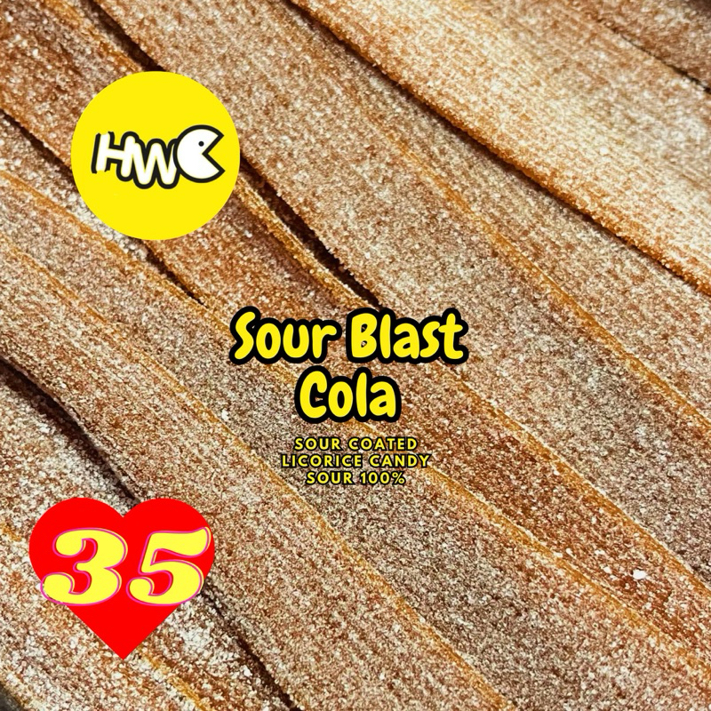 🥤 Supa Sour Cola Strips Blast Candy Gummy Halal Viral Gula Gula Manis ...