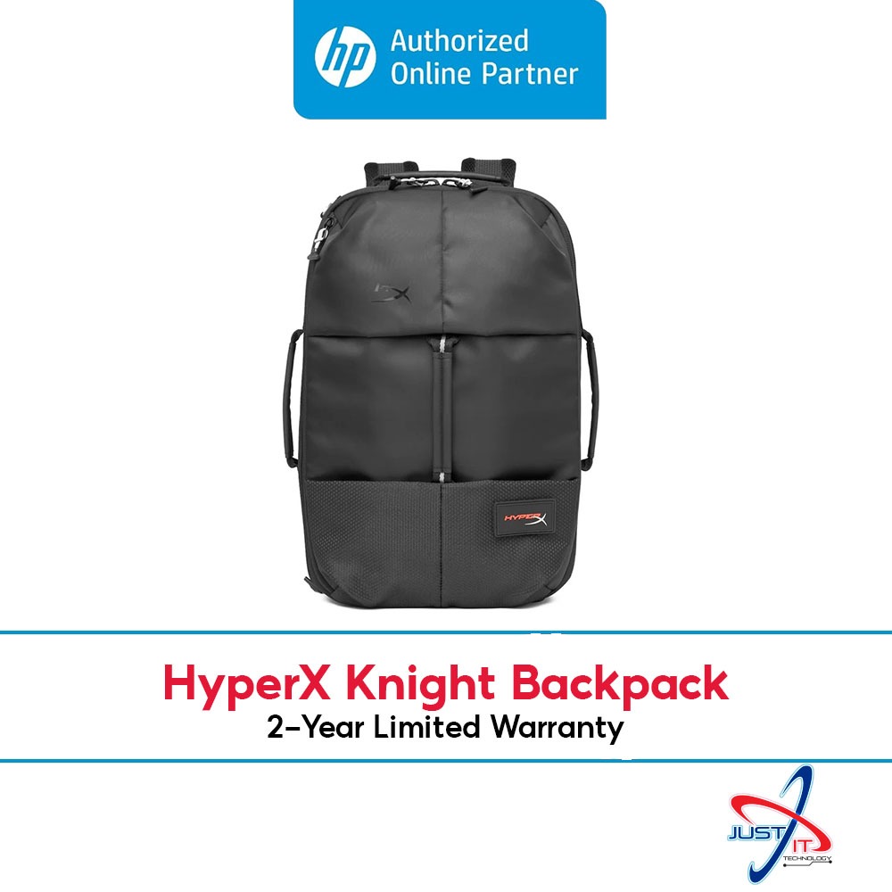 HYPERX KNIGHT GAMING 16" BACKPACK - BLACK (8C525AA) | Shopee Malaysia