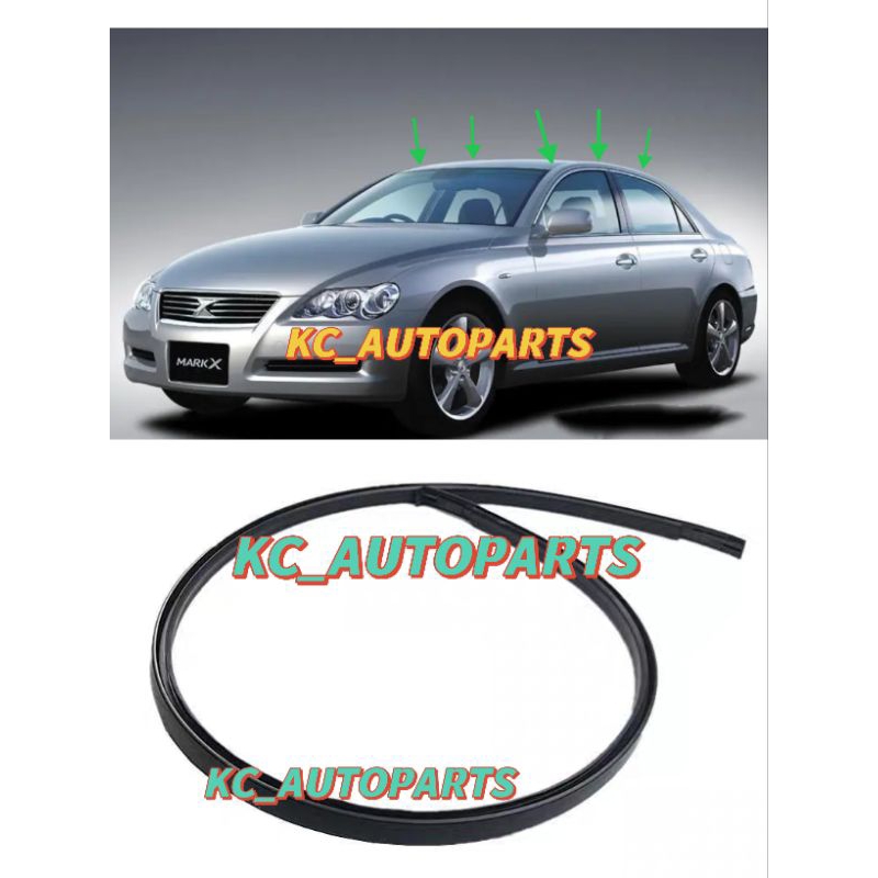 TOYOTA MARK X / LEXUS LS250/ 2004 TO 2009 ORIGINAL ROOF RUBBER GETAH BUMBUNG Roof Moulding ...