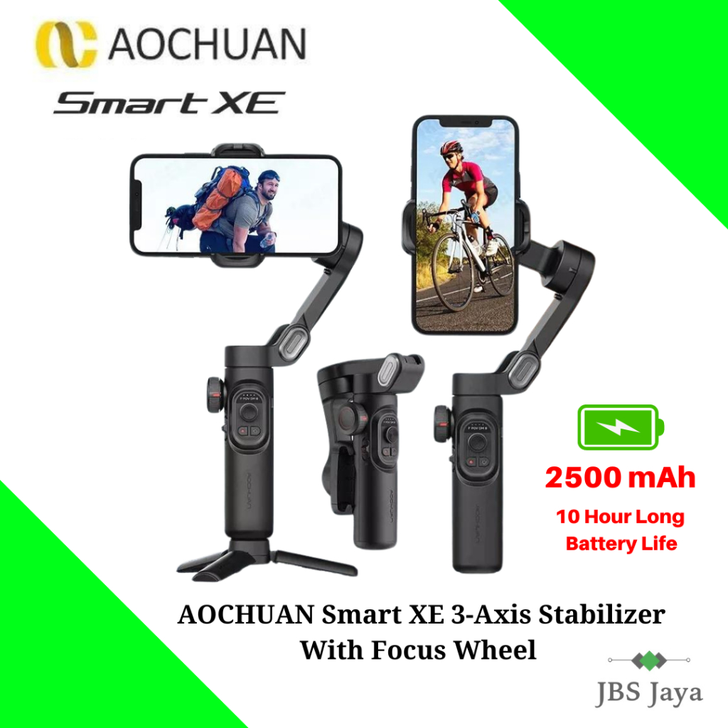 AOCHUAN Smart XE 3-Axis Stabilizer With Focus Wheel For Smartphone ...