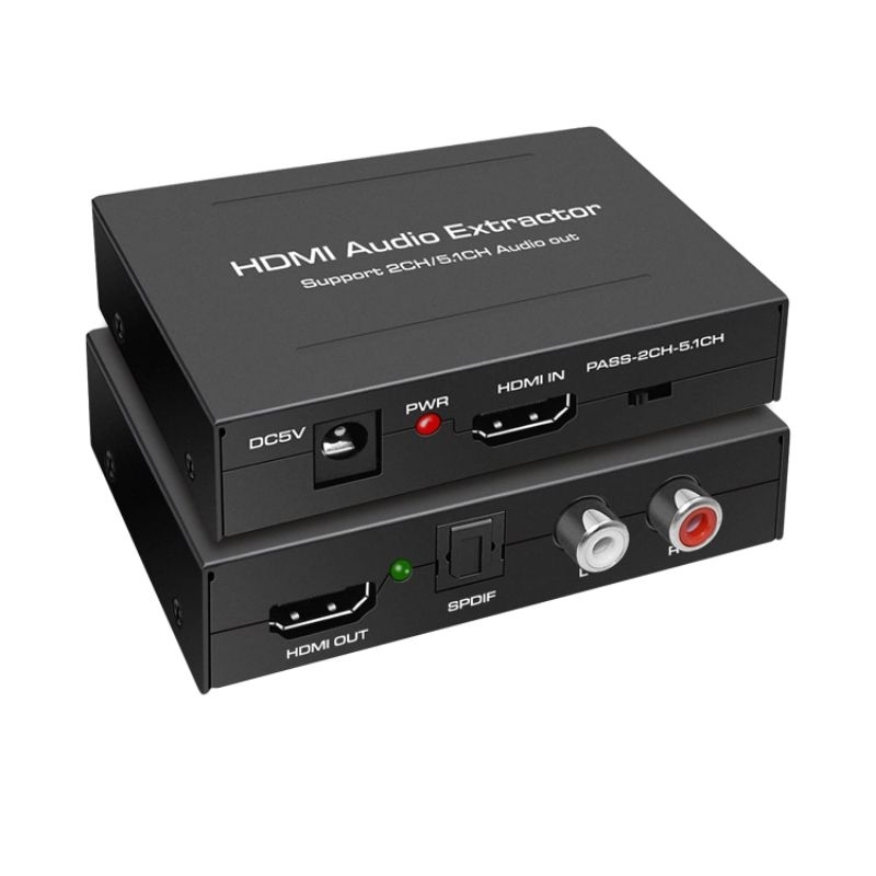 HDMI AUDIO EXTRACTOR CONVERTER HDMI TO HDMI +audio spdif +Rca | Shopee ...