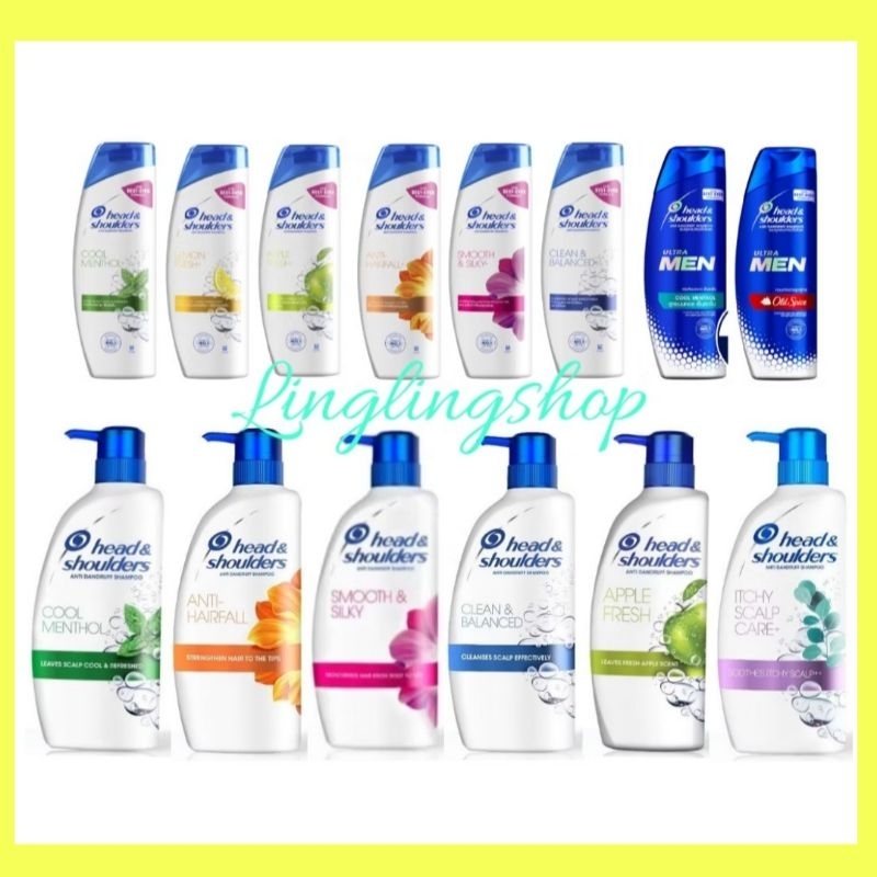 Head & Shoulders Anti-Dandruff Hair Shampoo(170ML/300ML/480ML/650ML ...