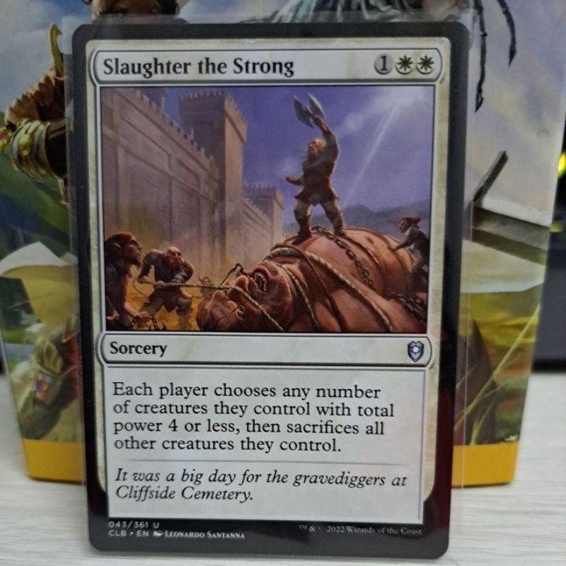 MTG Slaughter the Strong (CLB)(Uncommon) | Shopee Malaysia